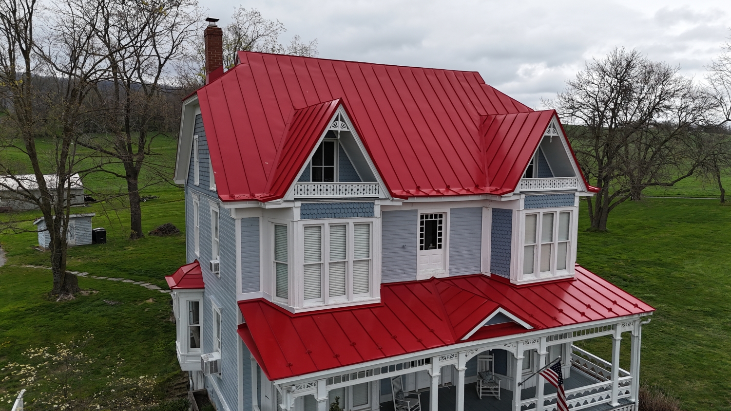 Metal Roof & Gutters For Historic Home | Singers Glen, VA